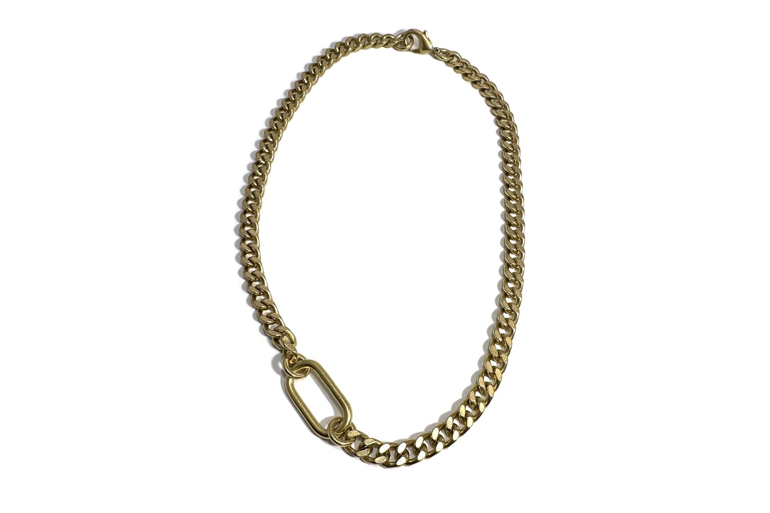 Women's Gold Curb Chain Necklace | Vixen Collection